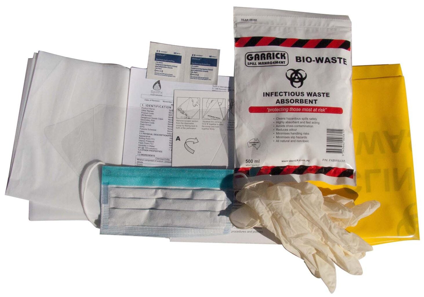 SPILLFIX Bio-Waste Spill Kit - Garrick Herbert
